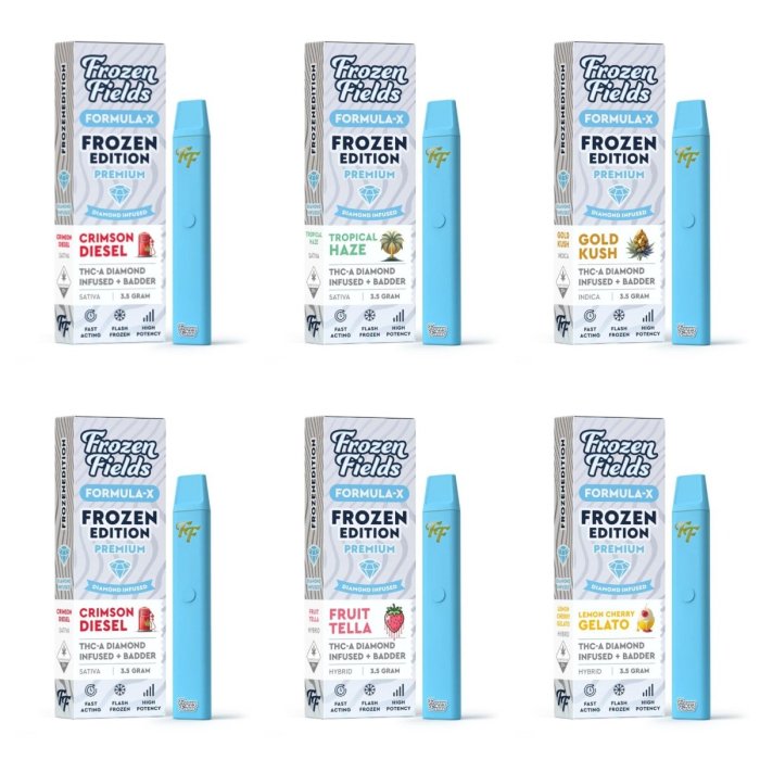 Frozen Fields Formula X Frozen Edition – The Vape Vault Frozen Fields Formula X Frozen Edition – The Vape Vault